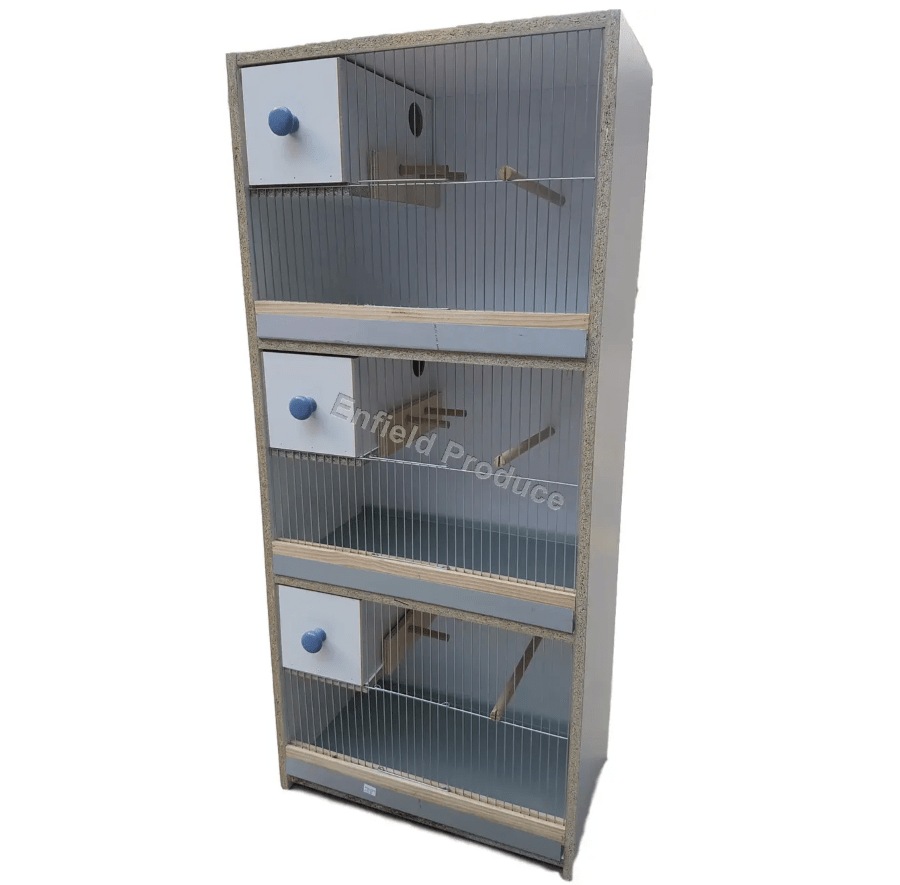 Breeding Cabinet for Budgies (Triple Storey) - Bird Cage Plus: Pet Supplies