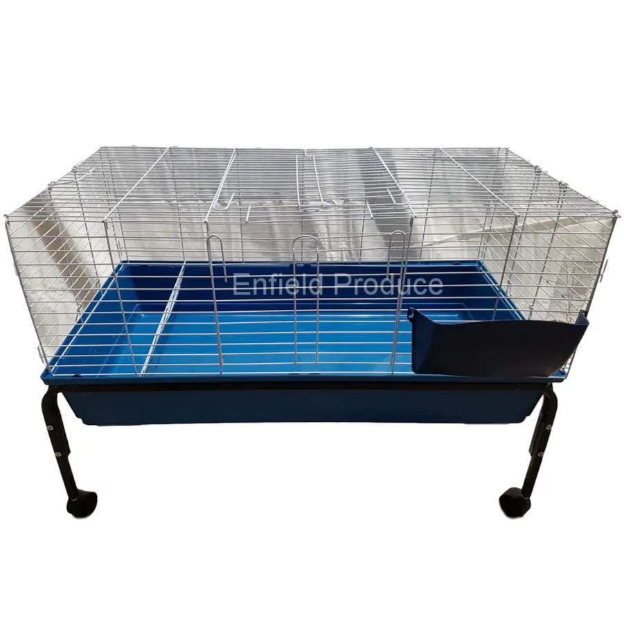 Indoor Rabbit Hutch 78 cm 3637 + Stand - Bird Cage Plus: Pet Supplies